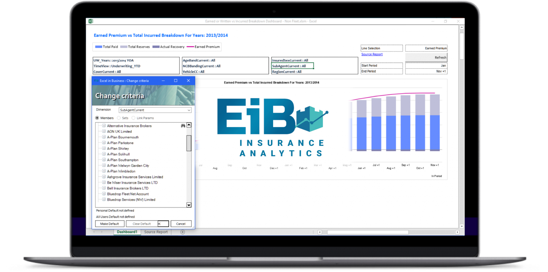 EiB Insurance Analytics – Excel In Business